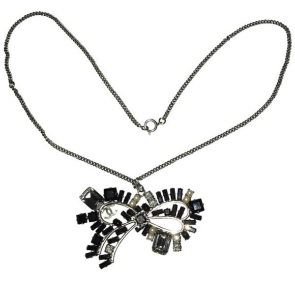 CHANEL | Jewelry | Chanel Bow Necklace Rare | Poshmark